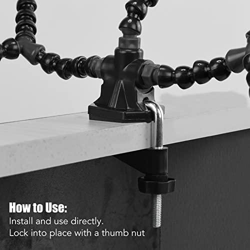 Third Hand Helping Arms, Helping Hands Soldering, PCB Holder 5 Arms ...