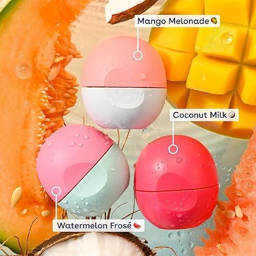 Paquete variado de bálsamo labial eos Juicy Vibes: helado de sandía ...