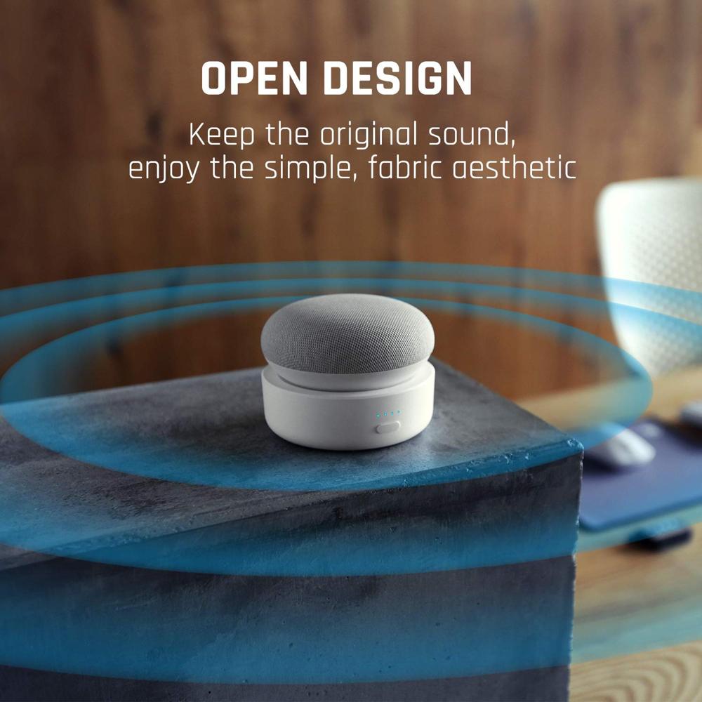 Portable Battery Base for Google Nest Mini 2, GGMM N2 10000mAh Nest ...