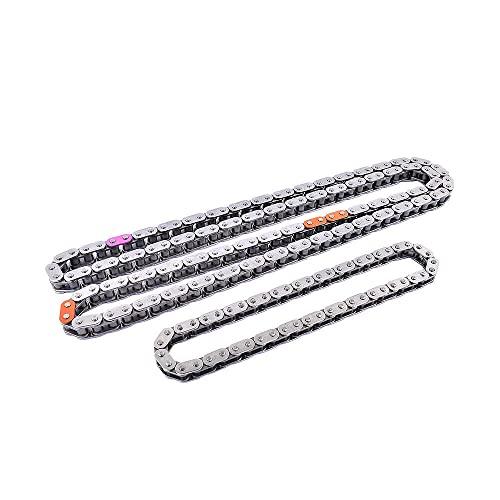 PANGOLIN Timing Chain Kit with 2PCS Intake Exhaust VVT Gear Sprocket ...