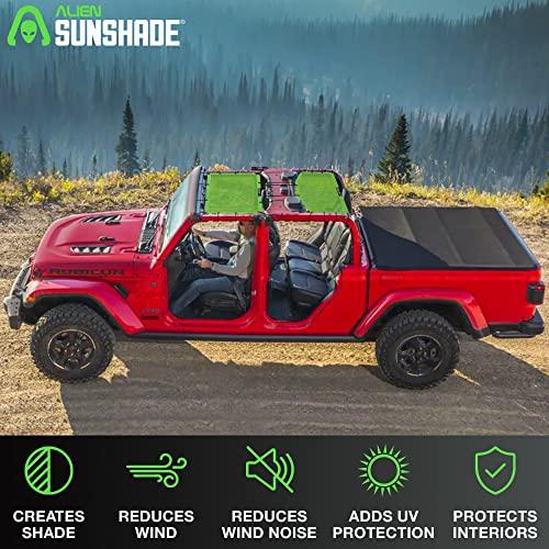Alien Sunshade Jeep Gladiator Sun Shade Black (2018-2023) - Parasol de ...