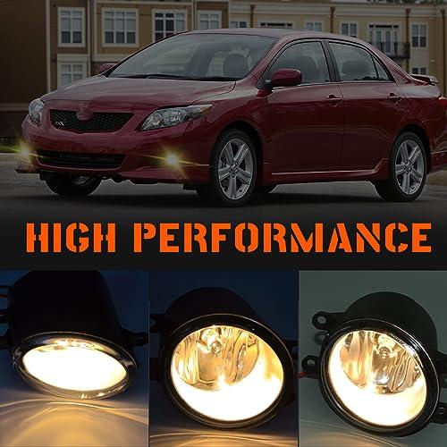 Rowxroad Fog Lights Assembly Compatible with 2008 2009 2010 Toyota ...