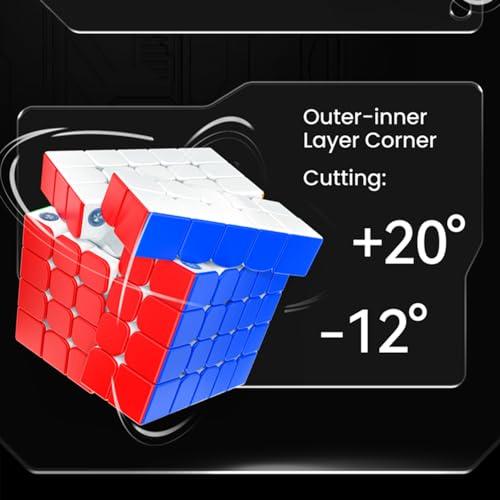 LiangCuber GAN 562M Núcleo magnético 5x5 Cubo de velocidad, GAN562 M Flagship Cube magnético 5x5 ...