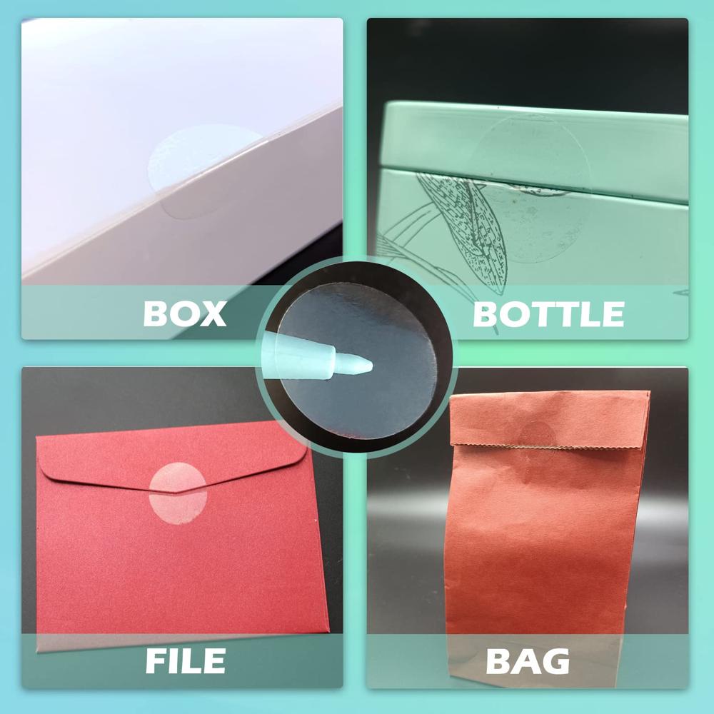 Clear Tamper Evident Stickers Package Security Seals 1 inch Transparent ...