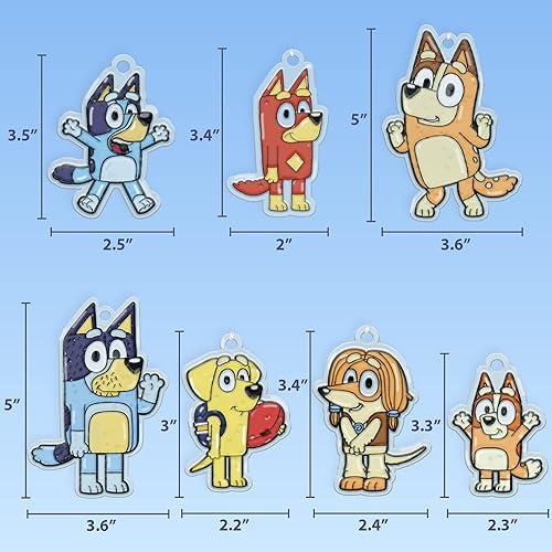 Bluey Window Art Suncatchers Kit para que los niños pinten, excelente ...