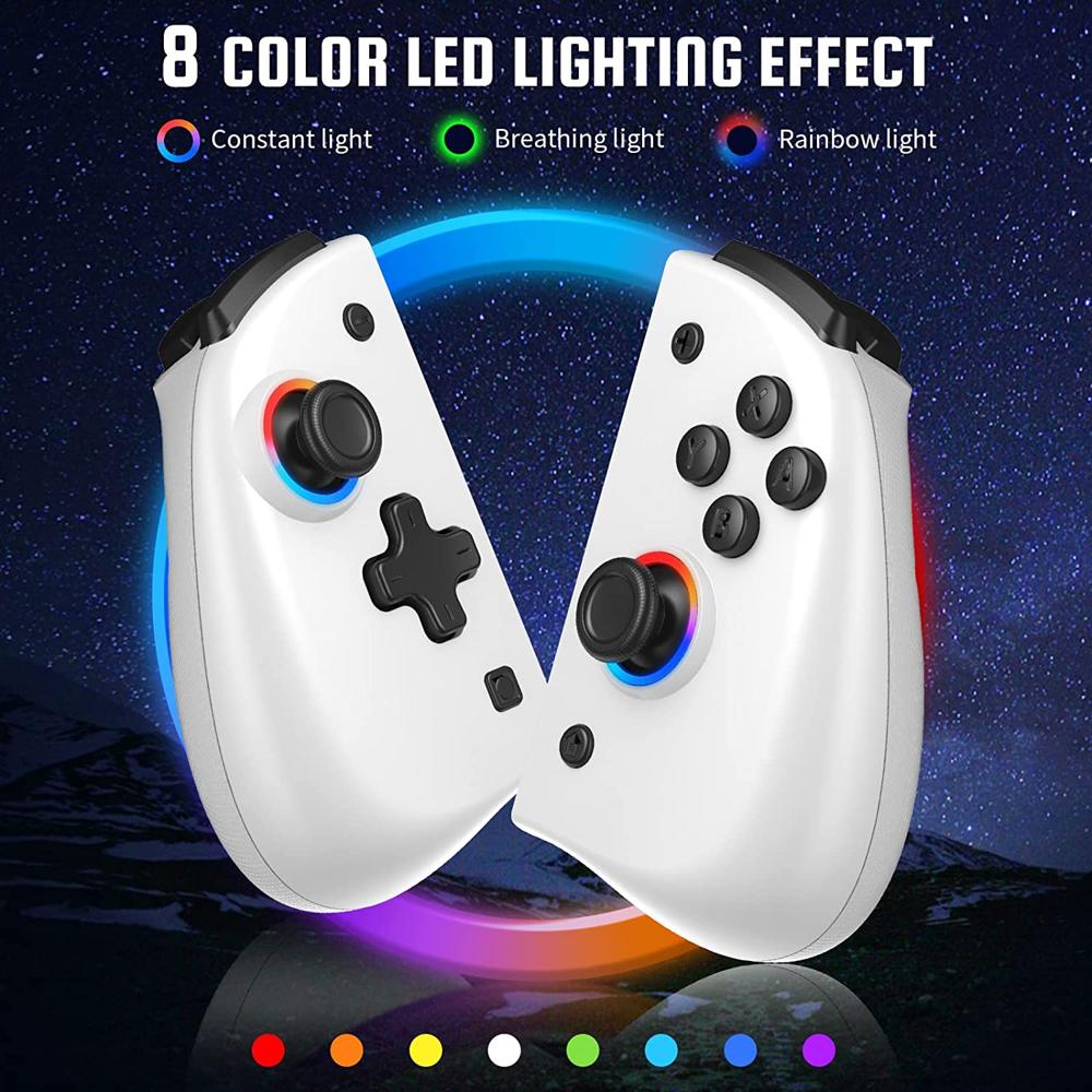 Echtpower LED Joy Con Para Nintendo Switch/Switch OLED, Controlador ...