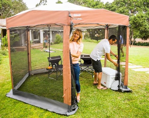 Coleman Back Home Screen Canopy Tent con configuración instantánea ...