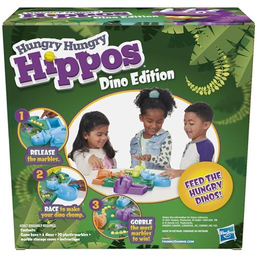 Hasbro Gaming Hungry Hungry Hippos Dino Edition Juego de mesa, juego ...
