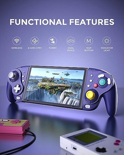 NYXI Rechargeable Wizard Gamecube Switch Controller for Switch/Switch ...