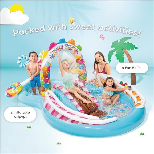 INTEX 57149EP Candy Zone Inflatable Swim Play Center: with Splash Pool ...