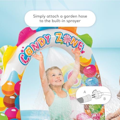 INTEX 57149EP Candy Zone Inflatable Swim Play Center: with Splash Pool ...