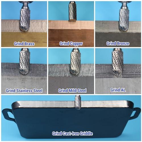 Sworker - Juego de 10 brocas de carburo de 1/4 con vástago de 1/4 para ...