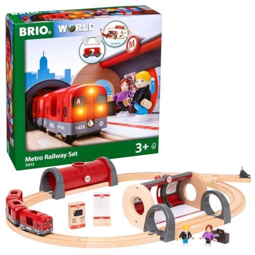 Brio - 33513 Set de Metro Ferroviario | Juego dinámico de tren de ...