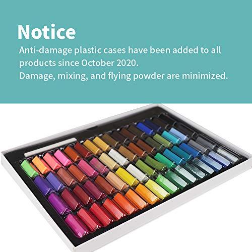 HA SHI Soft Chalk Pastels, 64 colores + 2 piezas de suministros de arte ...