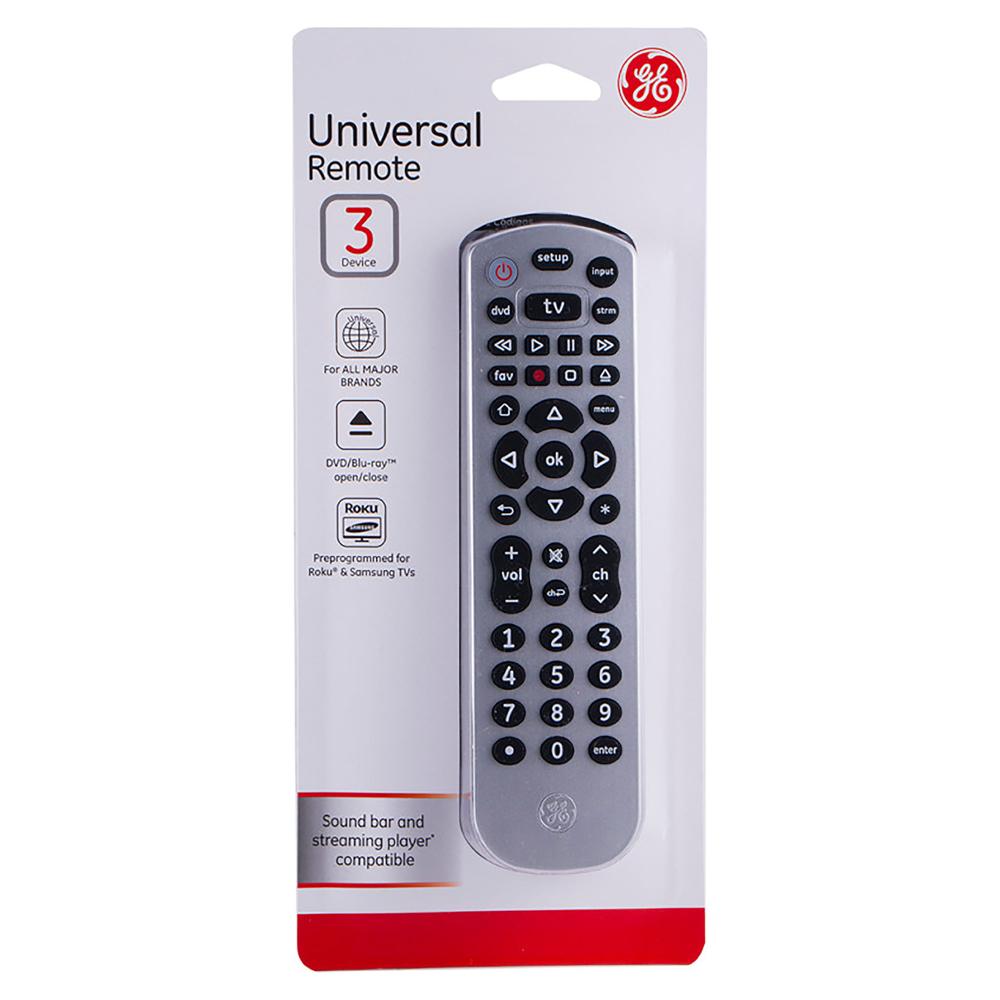 Control Remoto 3 Dispositivos Gris 34928 Ge : Precio Costa Rica