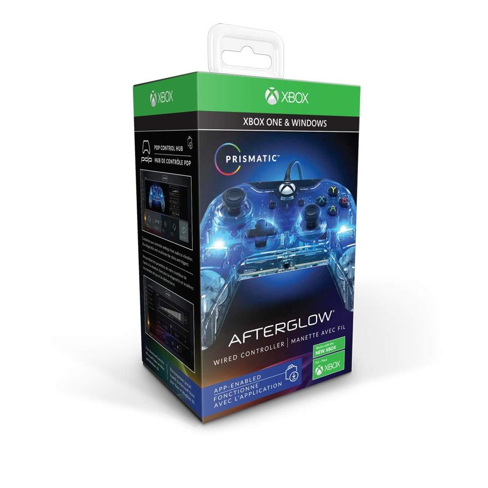 PDP Afterglow Prismatic LED Wired Controller: Multicolor - Xbox One ...