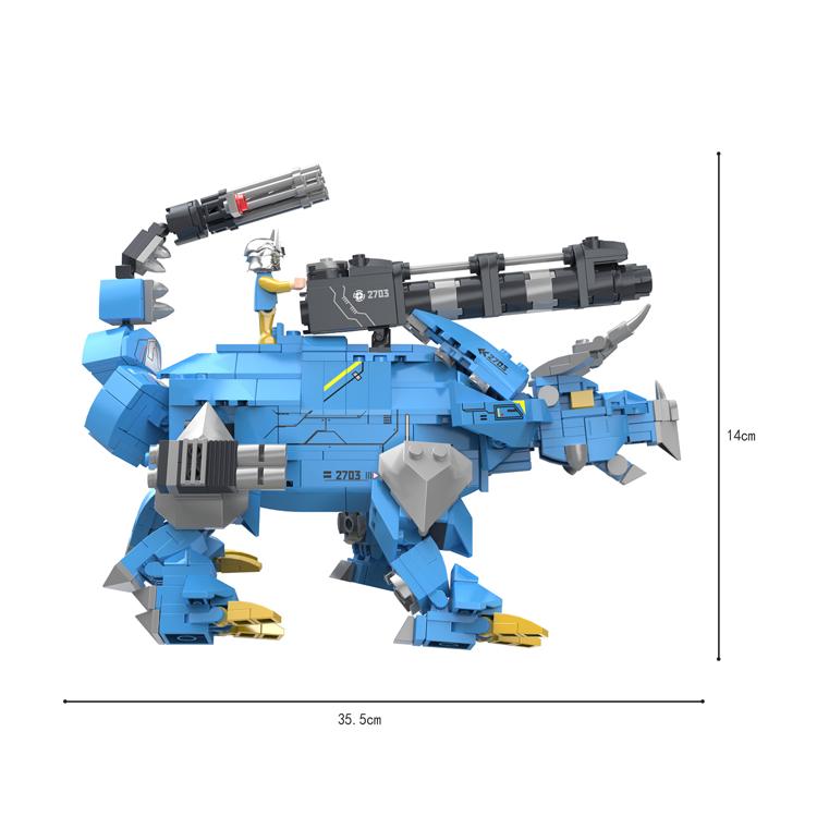 Robot Armable Triceratops Mecha Dino 2 En 1 De 555 Piezas, Cogo ...