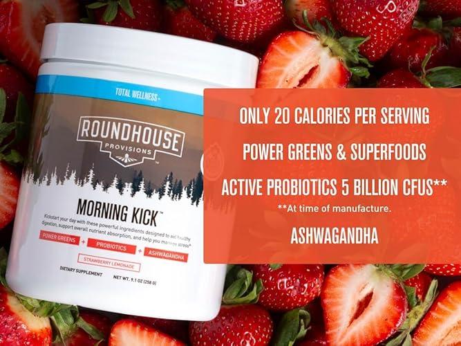 ROUNDHOUSE PROVISION by Chuck Norris Morning Kick, Greens Superfood ...