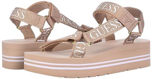 Guess Womens Avin Wedge Sandal - Tamaño 5 - Color Rose Gold : Precio ...