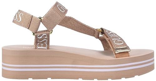 Guess Womens Avin Wedge Sandal - Tamaño 5 - Color Rose Gold : Precio ...