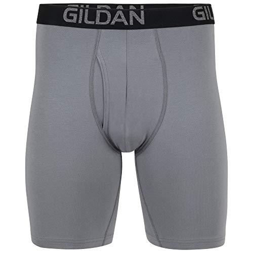 Gildan Calzoncillos tipo bóxer elásticos de algodón para hombre ...