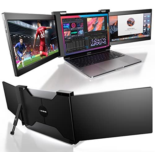 LIMINK Monitor triple portátil de 12 pulgadas para computadora portátil ...