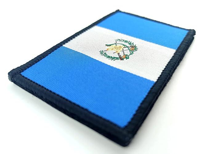 QQSD Guatemala Flag Patch Guatemalan Tactical Patch - Hook and Loop Fastener, 2 Pack - Color ...