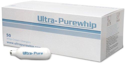 Creamright Ultra-Purewhip Paquete de 50 cargadores de crema batida N2O ...