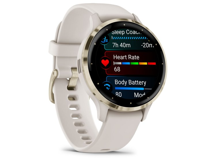 Reloj Garmin Venu 3S De 41 Mm, Bisel De Acero Inoxidable En Color ...