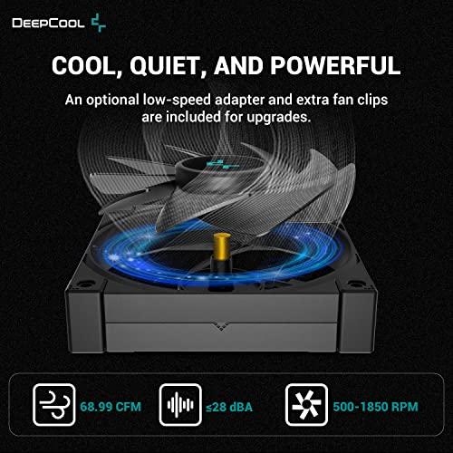 DeepCool AK500 ZERO DARK Enfriador de aire para CPU 240w TDP Disipador de calor gigante 90 mm de ...