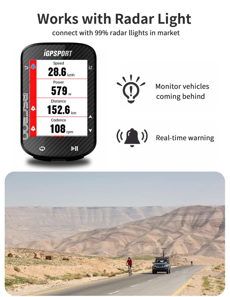 iGPSPORT BSC300 GPS Cycling/Bike Computer, Bicycle Computer with ...