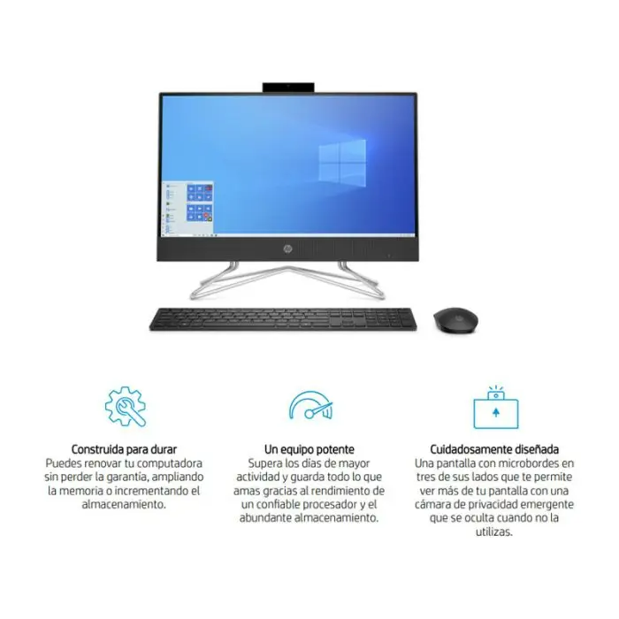 Computadora De Escritorio HP Aio De 22 Pulgadas, Celeron, 4GB RAM ...