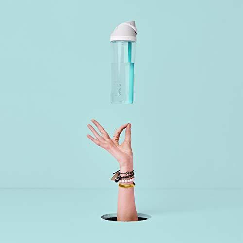 Owala FreeSip Botella de agua transparente con pajita para deportes y ...