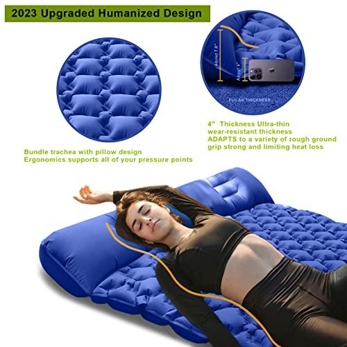 Gukkicco Camping Sleeping Pad, Ultralight Self Inflating Pad 2 Person ...
