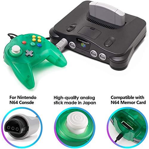 miadore Paquete de 2 controladores clásicos N64, mini mando a distancia ...