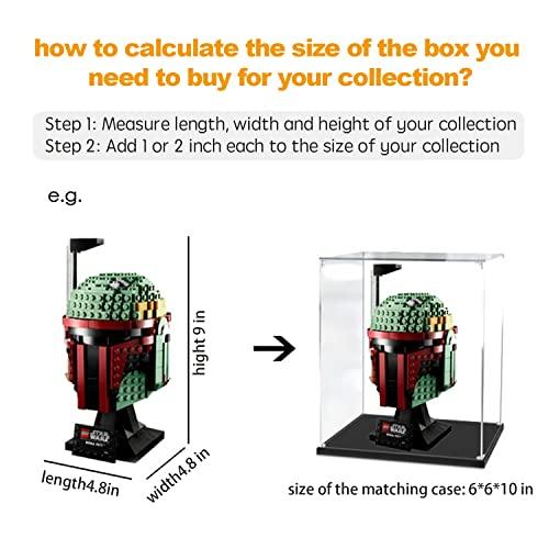 Acrylic Display Case for Collectibles Assemble Clear Acrylic Display ...