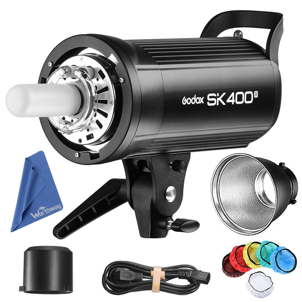 Godox SK400II Strobe Flash Light 400Ws with Standard Reflector, GN65 ...