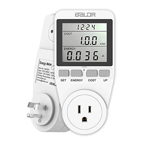BALDR U.S. Electricity Usage Monitor for Home - Kilowatt Meter Sockets ...