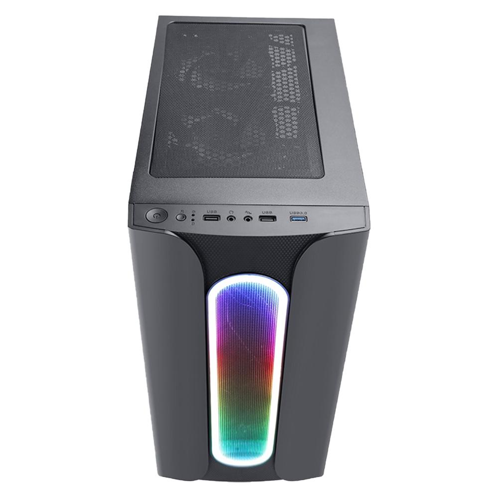 Case Gamer RGB, Color Negro con Vidrio Temperado, Eagle Warrior Loop ...