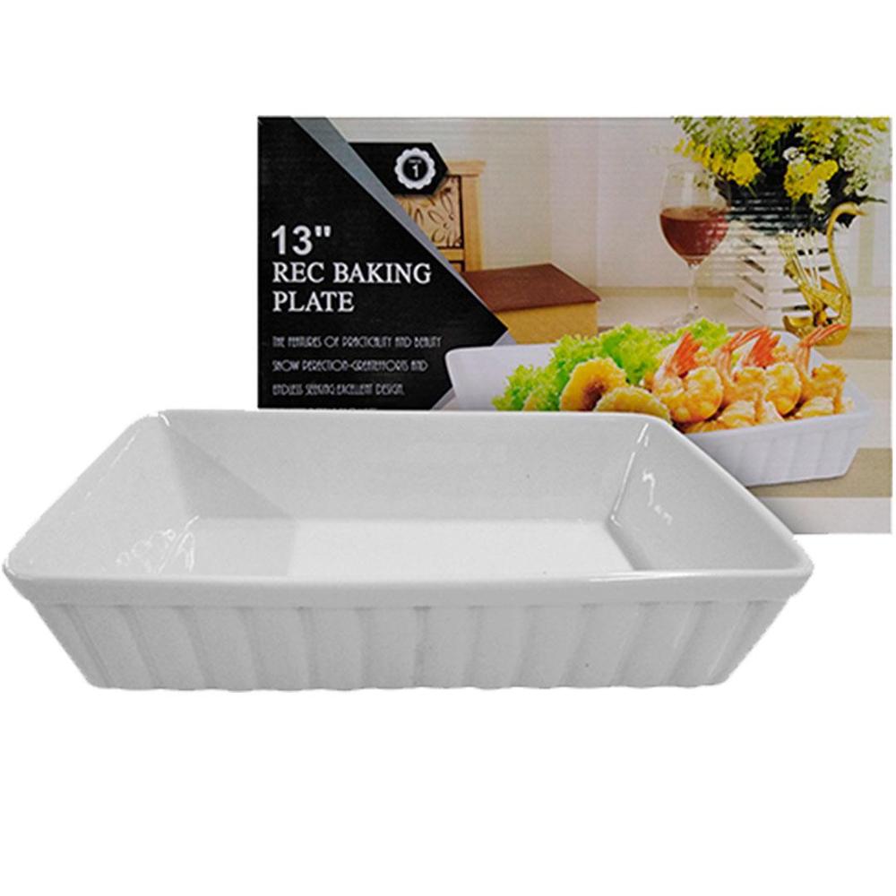 Pirex Rectangular 13" DE CERÁMICA : Precio Guatemala
