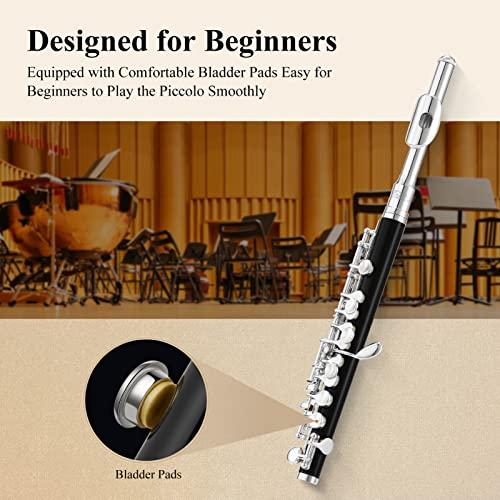 Eastar Piccolo Instrument for Beginners Students, Key of C Piccolo ...