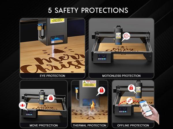 LONGER RAY5 20W Higher Accuracy Laser Engraver and Cutter, 130W Laser ...