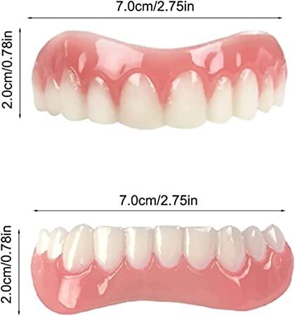 Dientes falsos para dientes perdidos, dentaduras superiores e ...