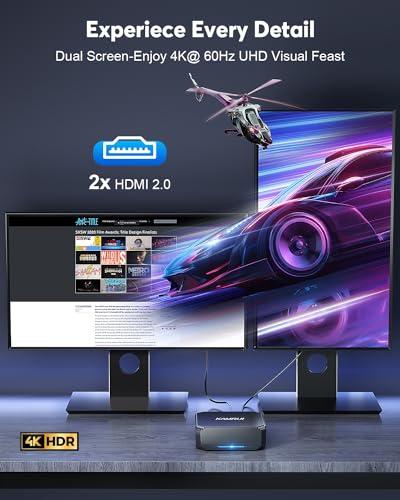 Mini PC KAMRUI AK2 Plus, 12. generación Alder Lake-N100 (hasta 3,4 GHz ...