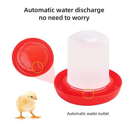 Baby Chick Feeder Waterer Kit For Poultry Feeding For Up To 6 Chicks ...