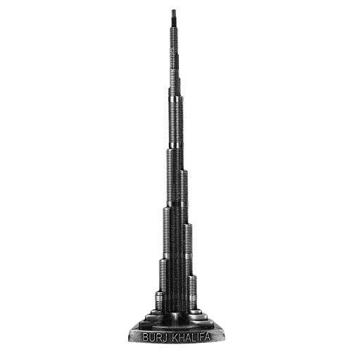 FTVOGUE Burj Khalifa Tower Model Alloy Miniature Dubai Tower Model ...