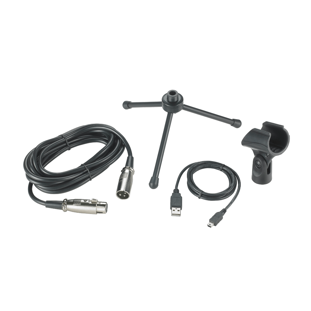 Microfono De Estudio Con Cable Usb Condensado Cardioide Profesional ...