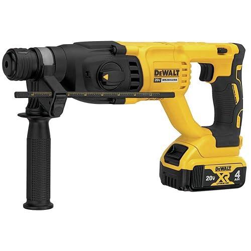 DEWALT DCH133M2 20V Max XR Brushless 1 D-Handle Rotary Hammer Kit ...