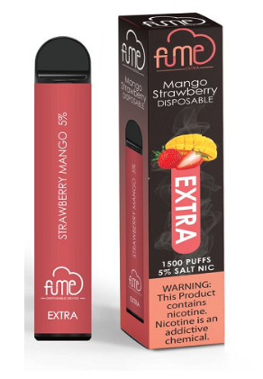 Vape Fume Extra 1500 Puff Sabor Strawberry Mango : Precio Guatemala