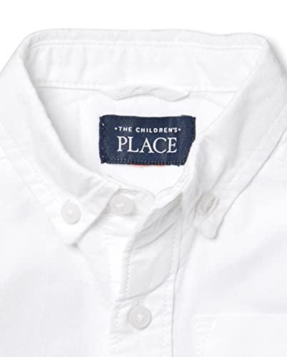 The Children's Place Camisa Oxford de manga larga con botones para bebés y niños pequeños ...